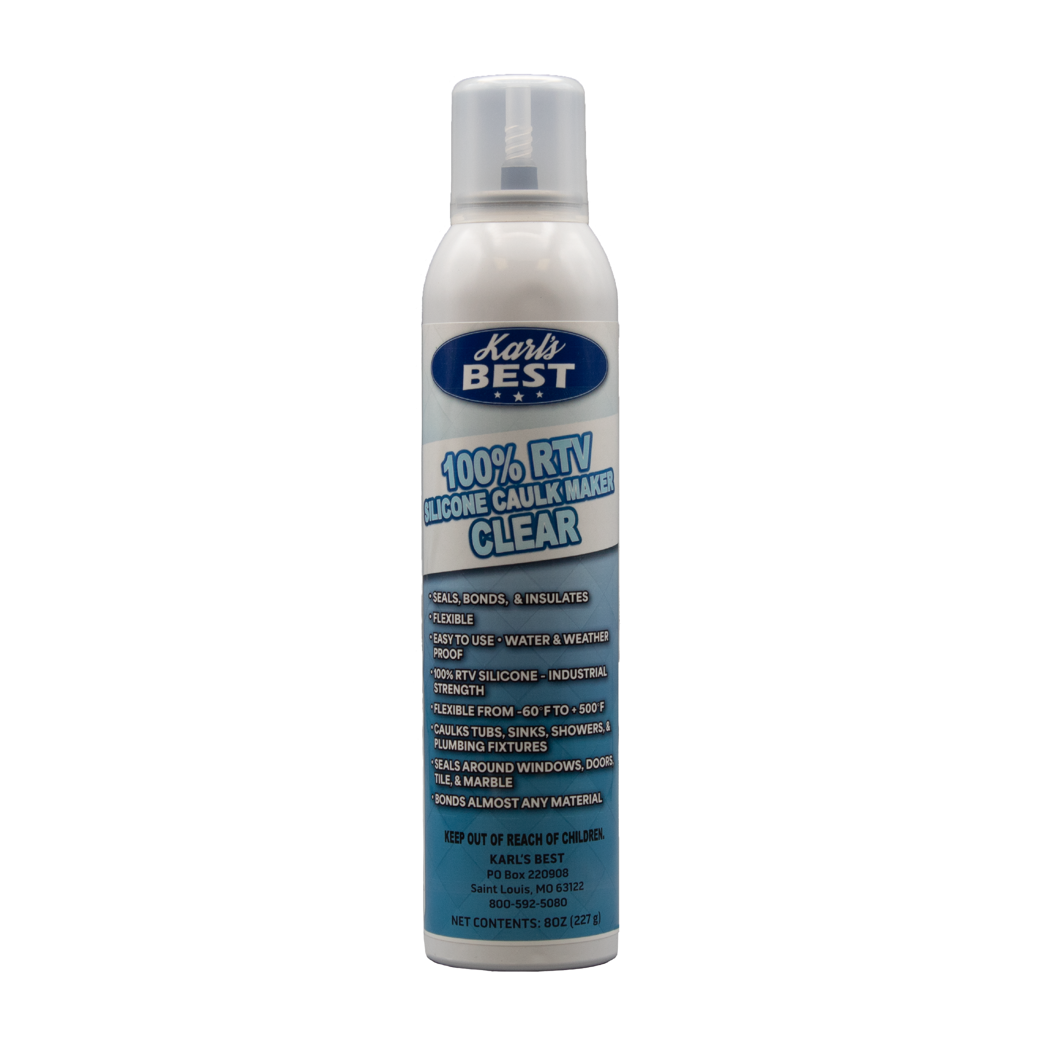 100% RTV Silicone: Clear - Blue Cardinal Chemical
