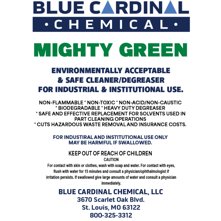 Mighty Green - Blue Cardinal Chemical