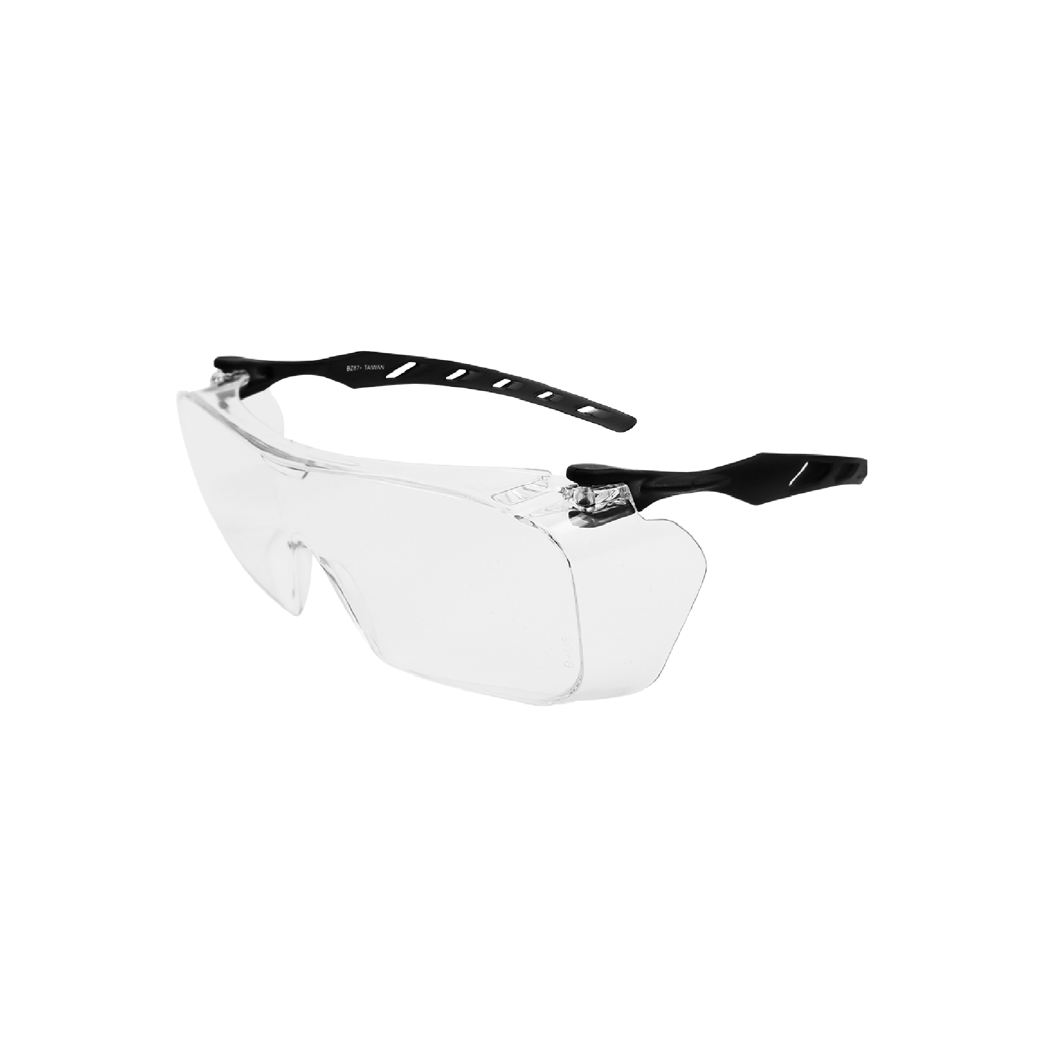 Over-the-Glass Safety Glasses: Clear - Blue Cardinal Chemical